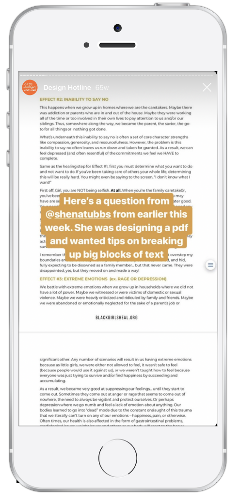 How to Break Up Big Blocks of Text, Part 1 - The Design Lab