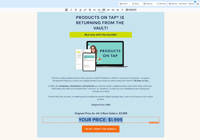 How to Design a Sales Page | The Design Lab