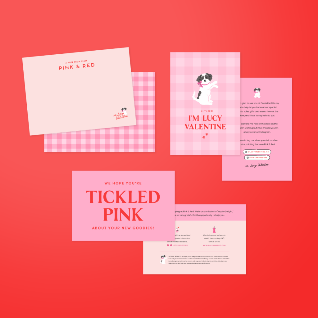 Brand Spotlight: Colorful & Bright Signage and Packaging for Pink & Red ...