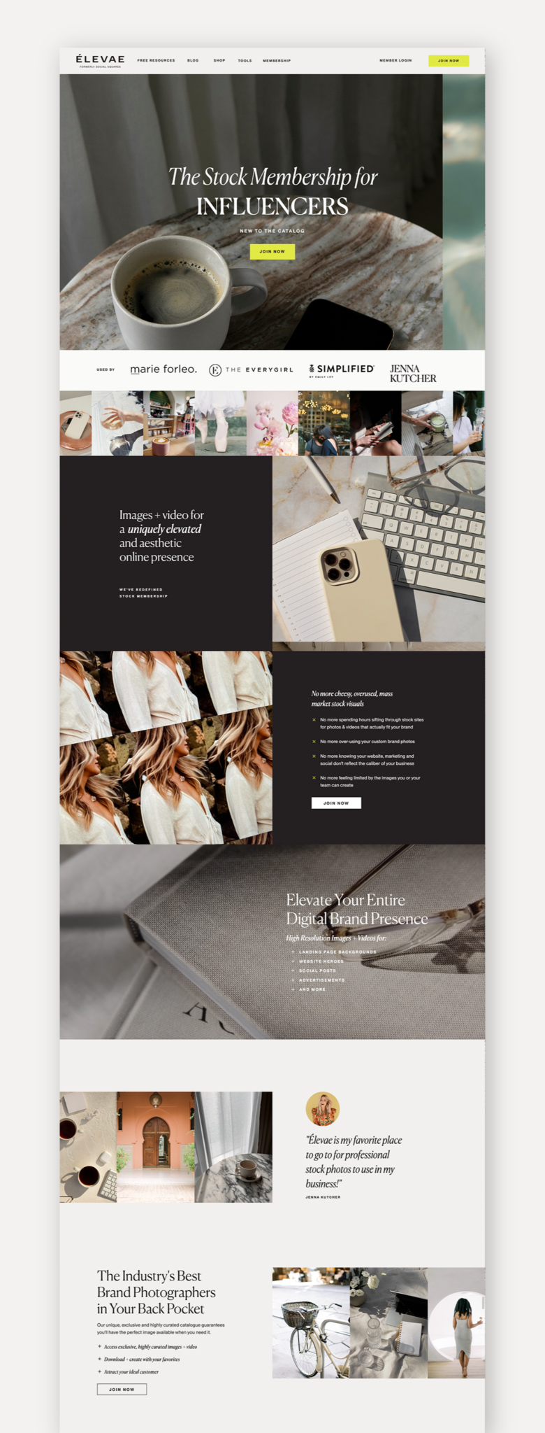 Elevated and Functional Website Redesign with Élevae Visuals - The ...